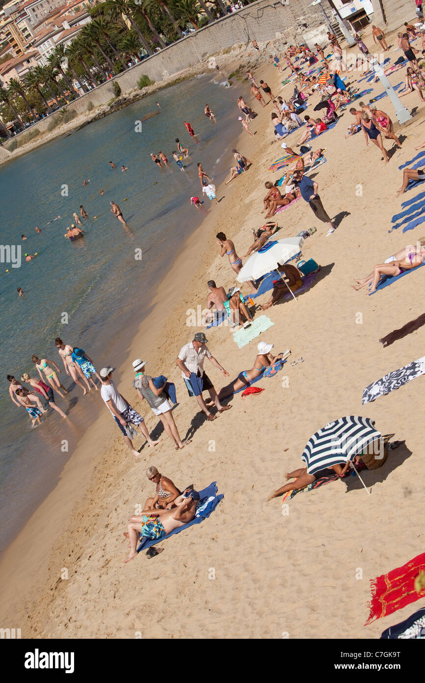 Town Beach Ajaccio Corsica Stock Photo - Alamy