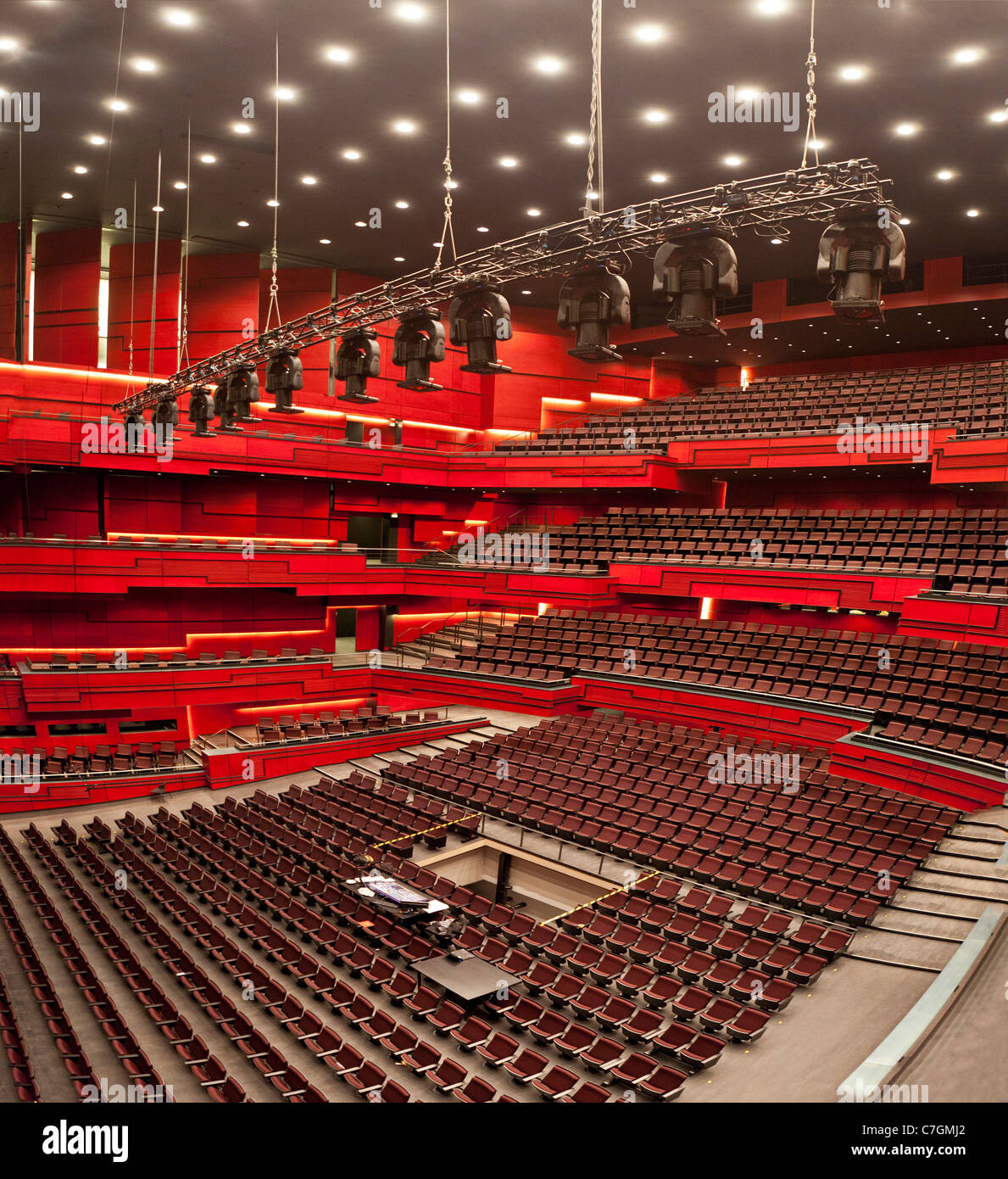 Interior of Harpa Concert Hall and Conference Center, Reykjavik Iceland ...