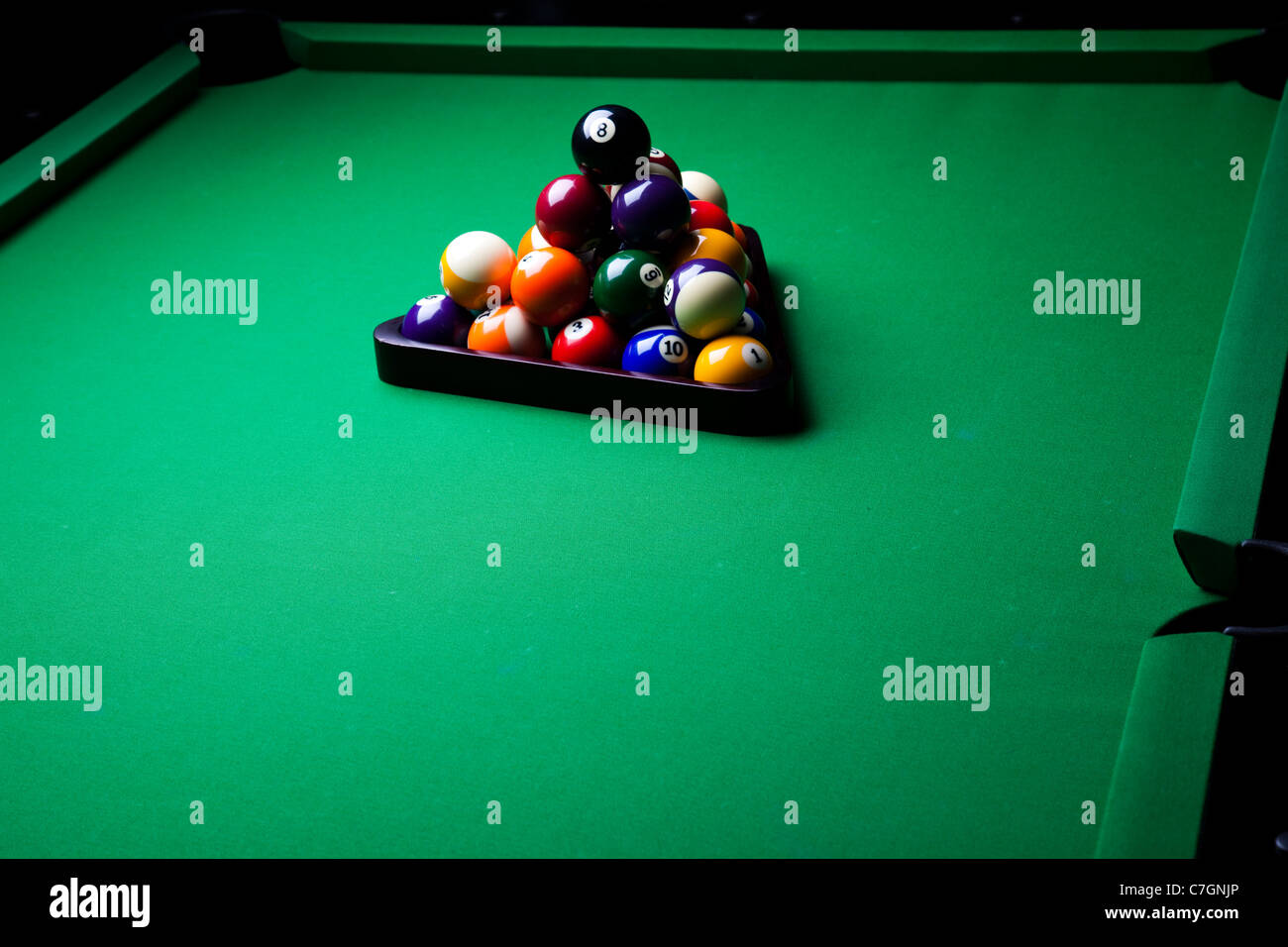 Billiard balls, pool Stock Photo - Alamy
