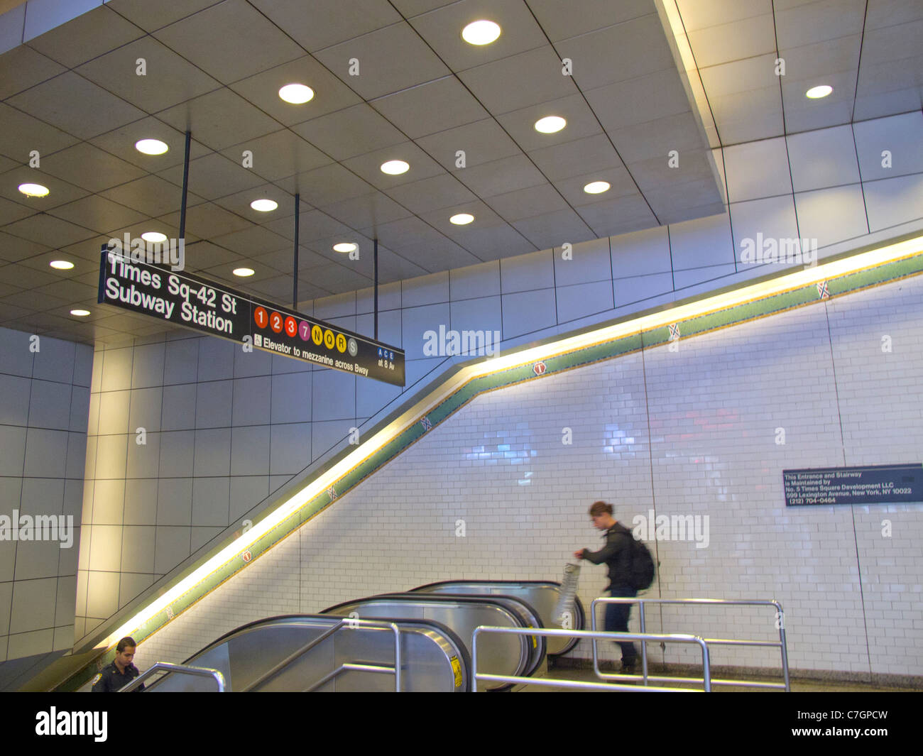 Times square subway station hi-res stock photography and images - Alamy