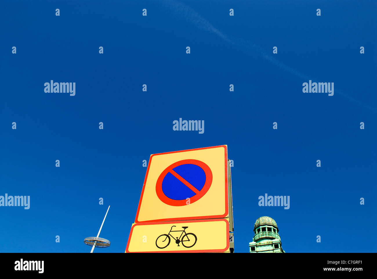 TRAFFIC SIGN IN SWEDEN Stock Photo - Alamy
