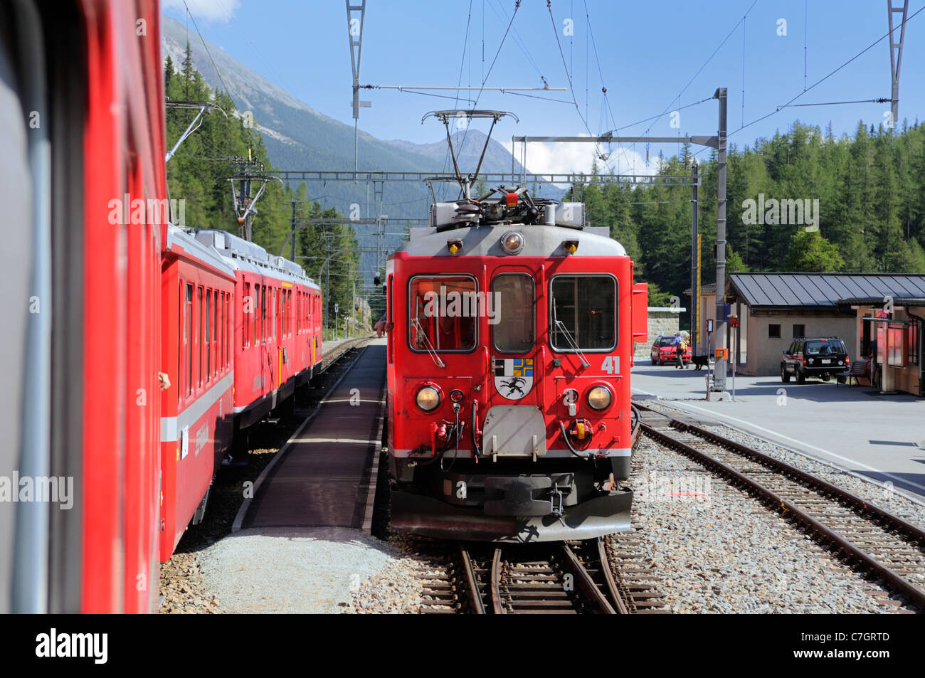 Rhatische bahn hi-res stock photography and images - Alamy