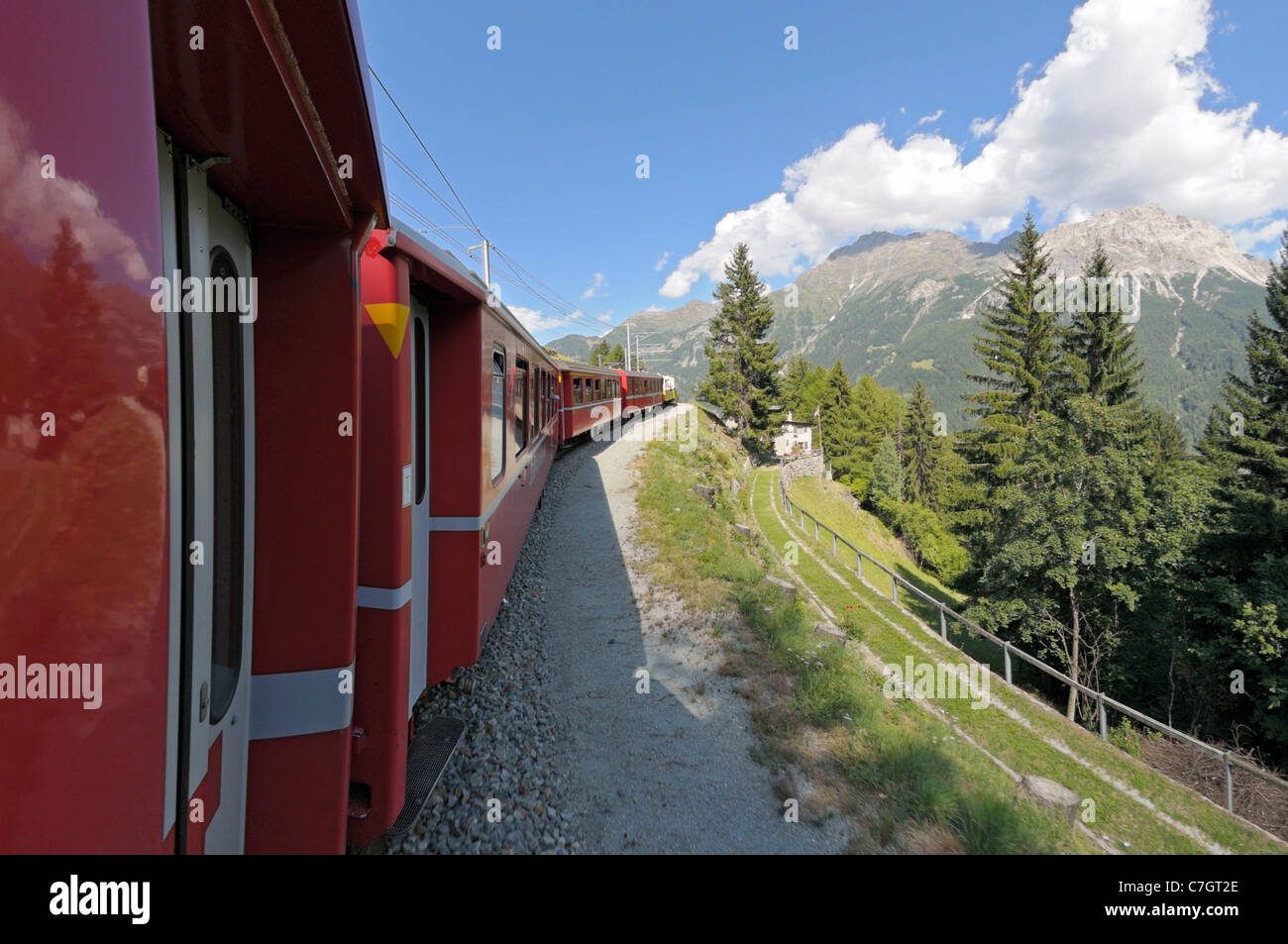 Rhatische bahn hi-res stock photography and images - Alamy