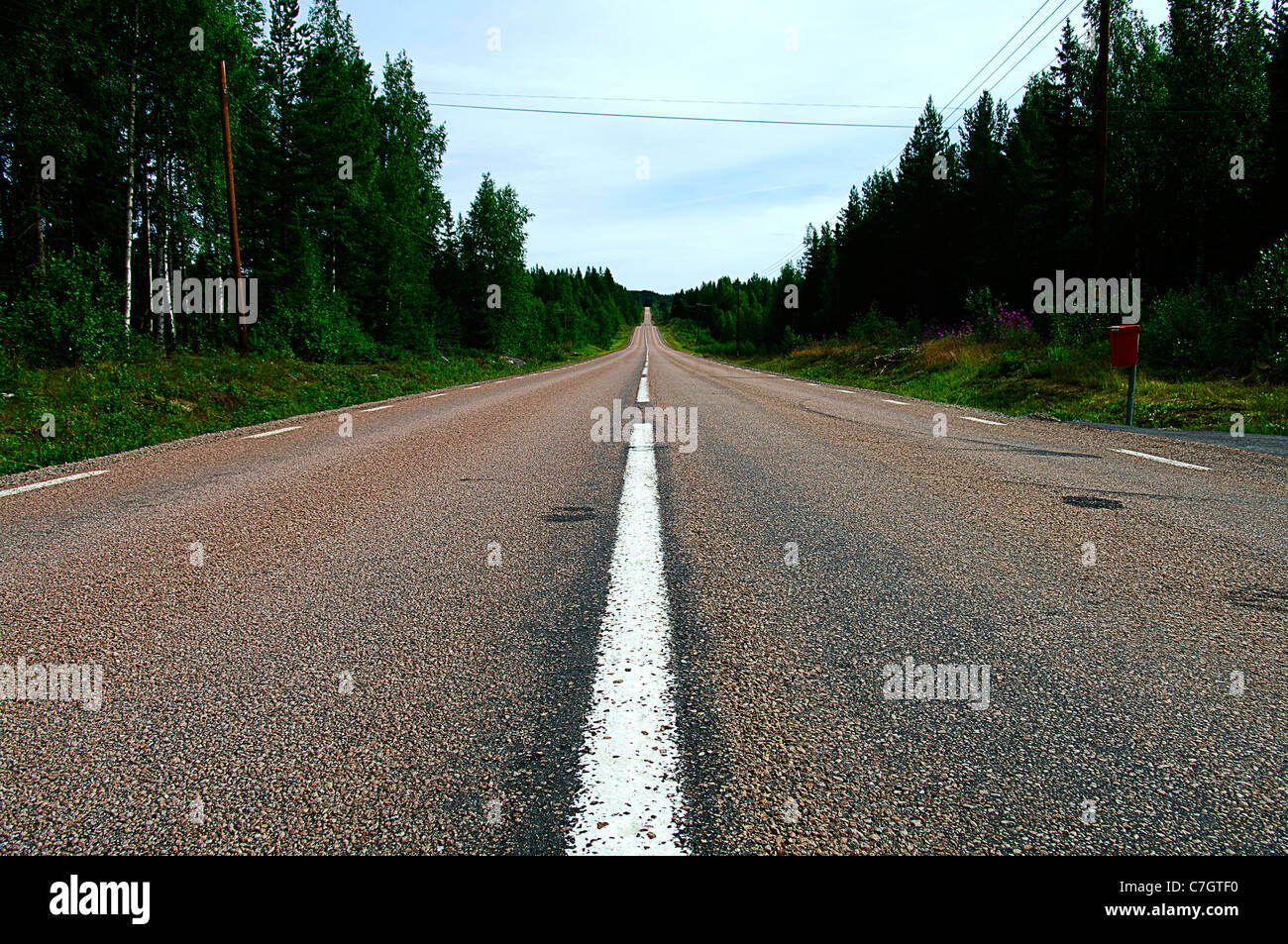 Swedish road hi-res stock photography and images - Alamy