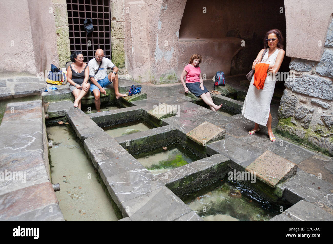 Lavatoio Medievale, previously a mediaeval public laundry, also known ...
