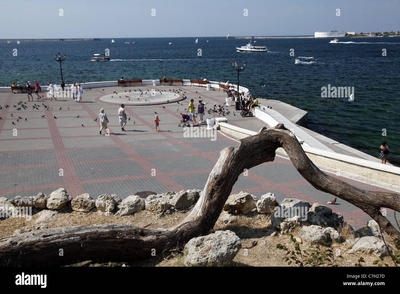 SEA FRONT PROMENADE & SEA FORTRESS SEVASTOPOL CRIMEA UKRAINE 02 ...