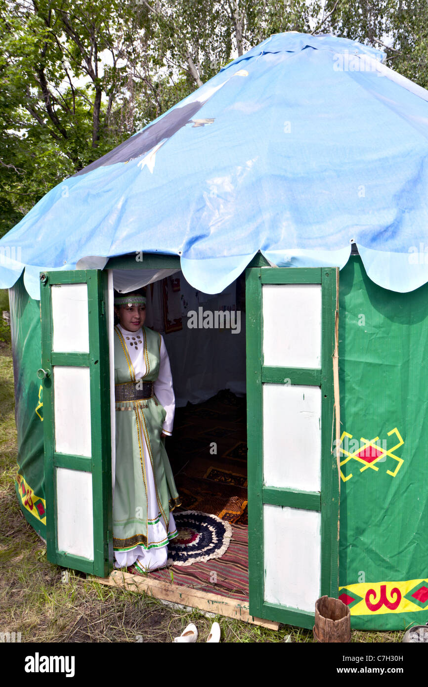 Tatar traditional costume hi-res stock photography and images - Alamy