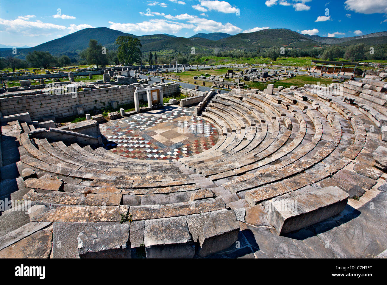 The "Ekklesiasterion" ('Assembly Hall") a theater-like construction in ...