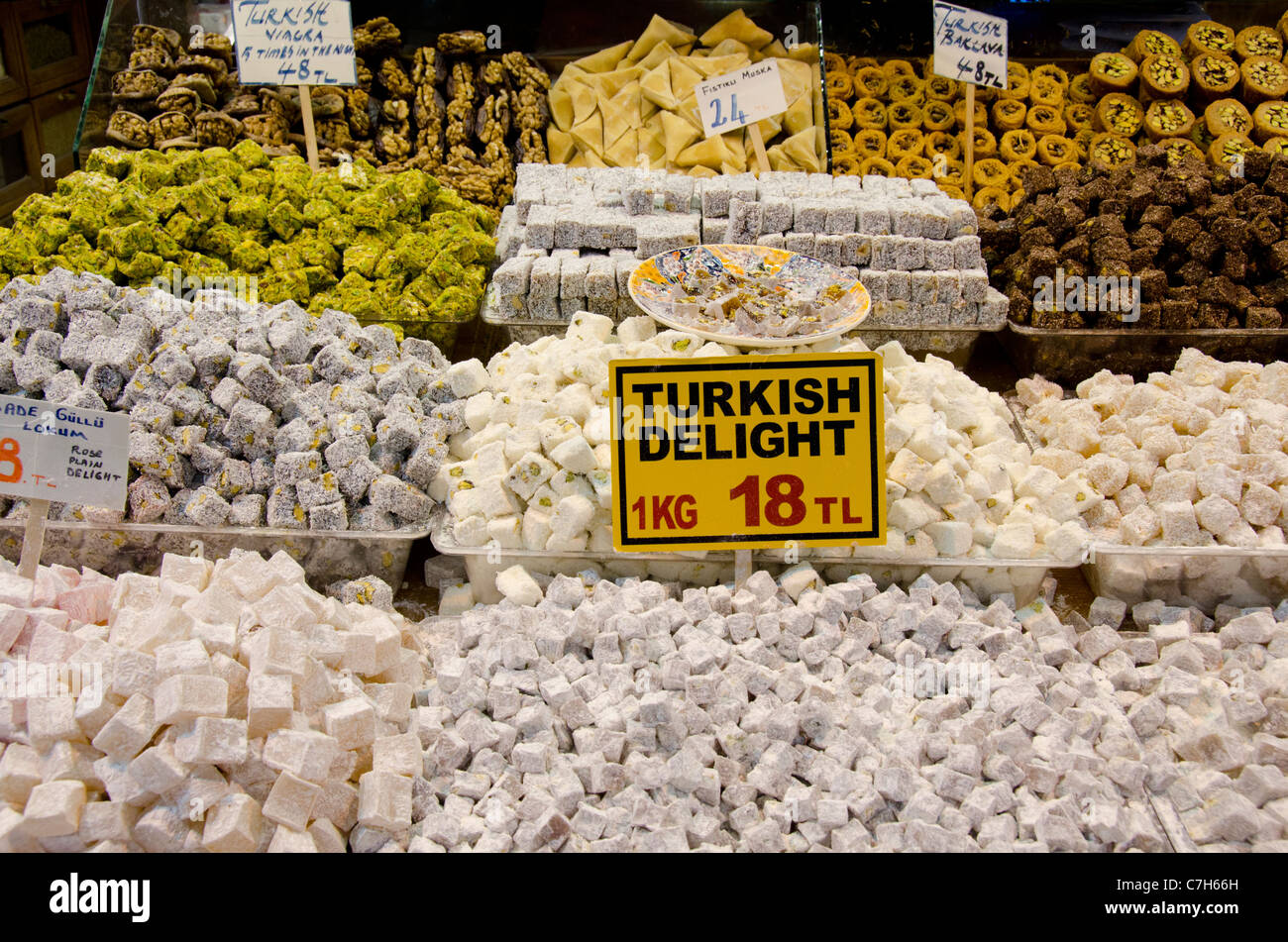 Turkey, Istanbul. Eminonu area, Egyptian Spice Market (aka Misir ...