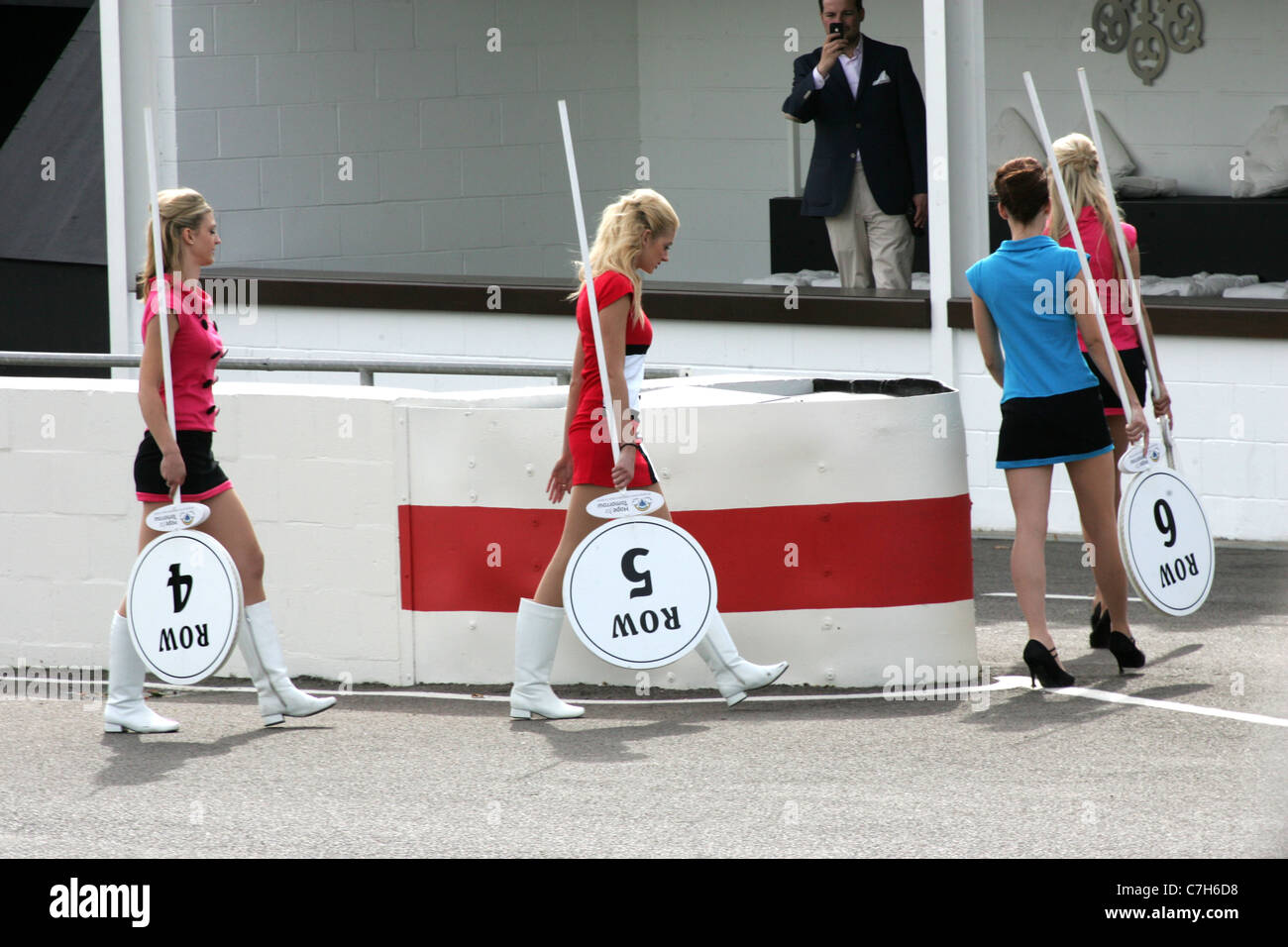 Pit Girls Goodwood Revival West High Resolution Stock Photography and ...