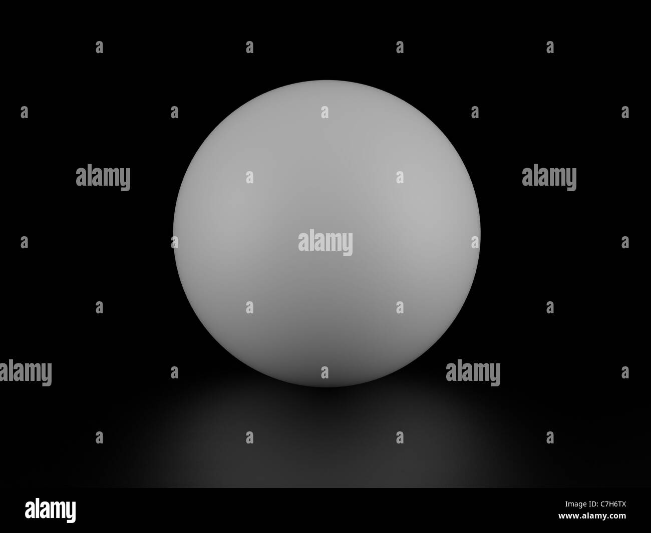 High resolution image. 3d render. Ball on a black background Stock ...