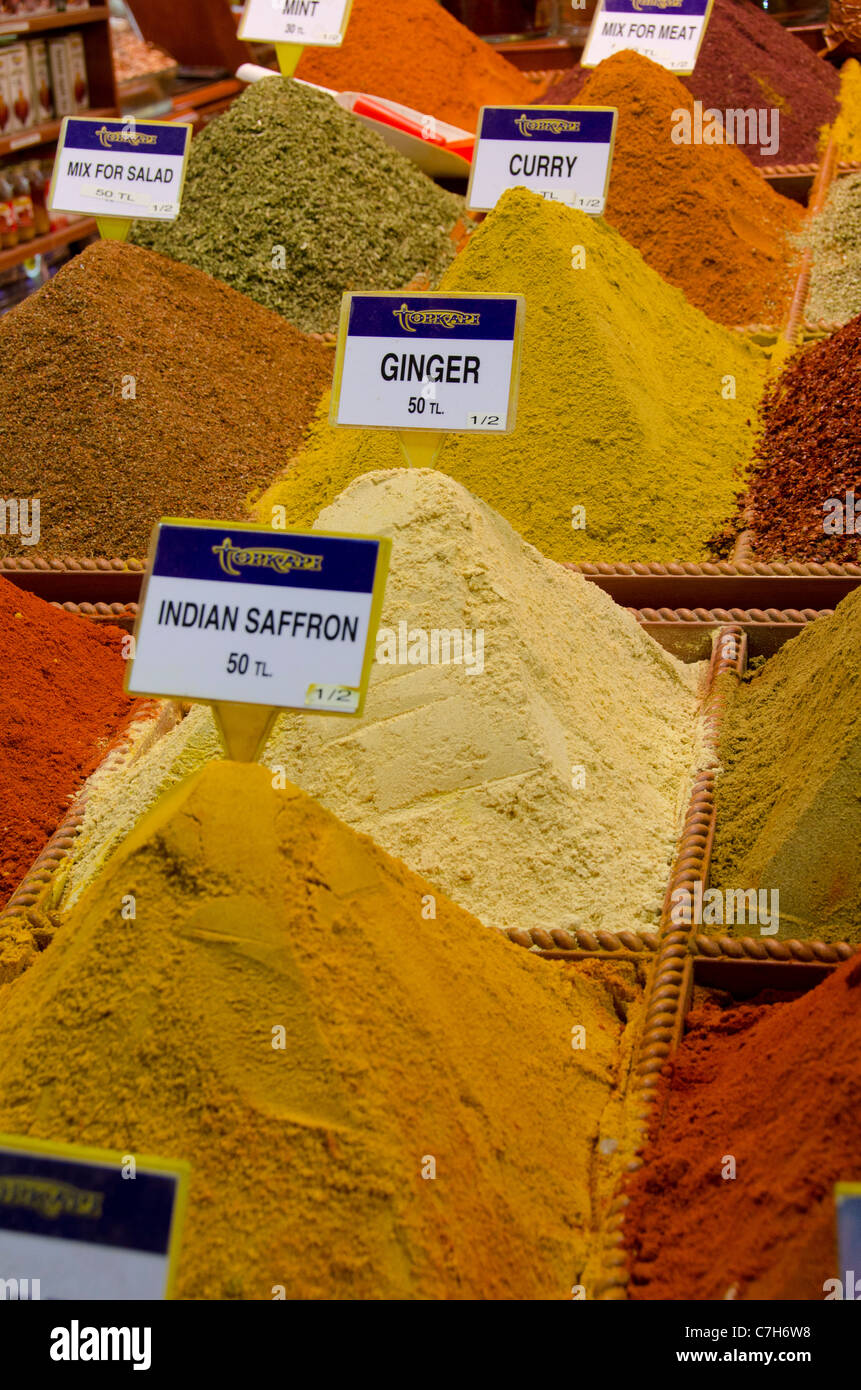 Turkey, Istanbul. Eminonu area, Egyptian Spice Market (aka Misir ...