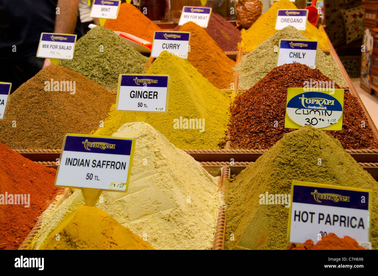 Turkey, Istanbul. Eminonu area, Egyptian Spice Market (aka Misir ...