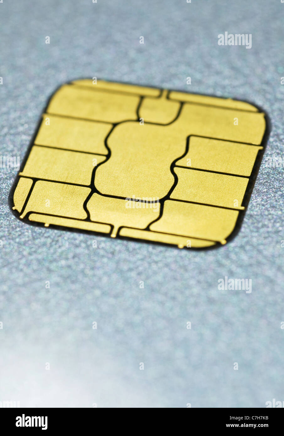 Credit card microchip Stock Photo - Alamy