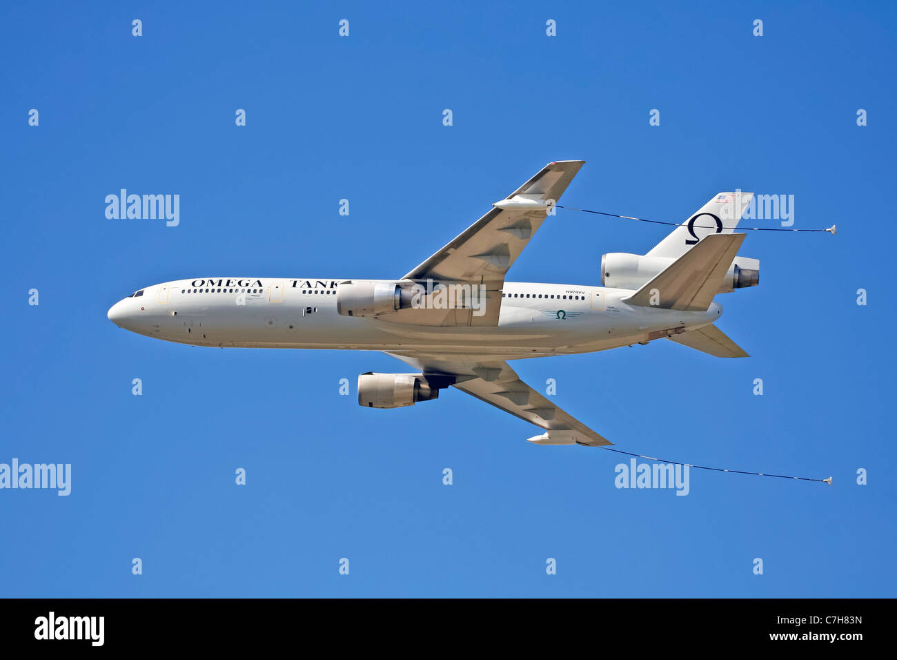 The Omega Tanker L1011 Tristar, an air refueling aircraft, was ...