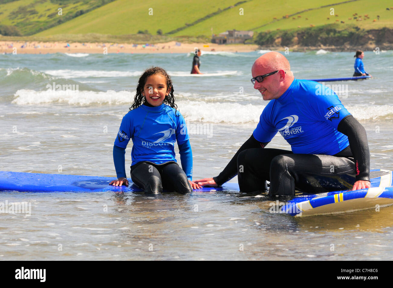 Devon surf school hi-res stock photography and images - Alamy