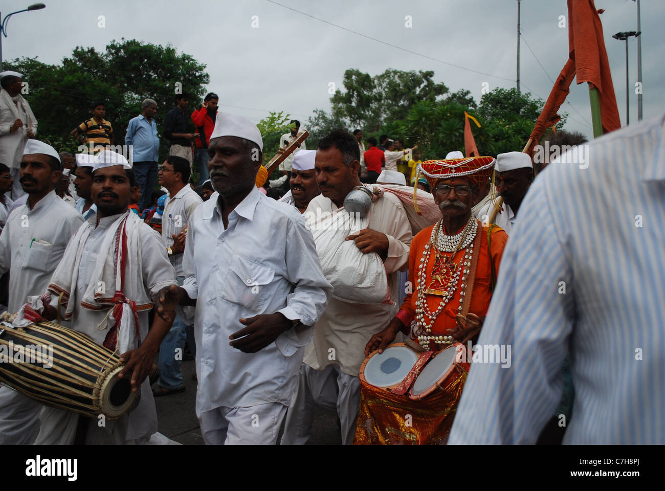 saint dnyshwar palkhi festival Stock Photo - Alamy