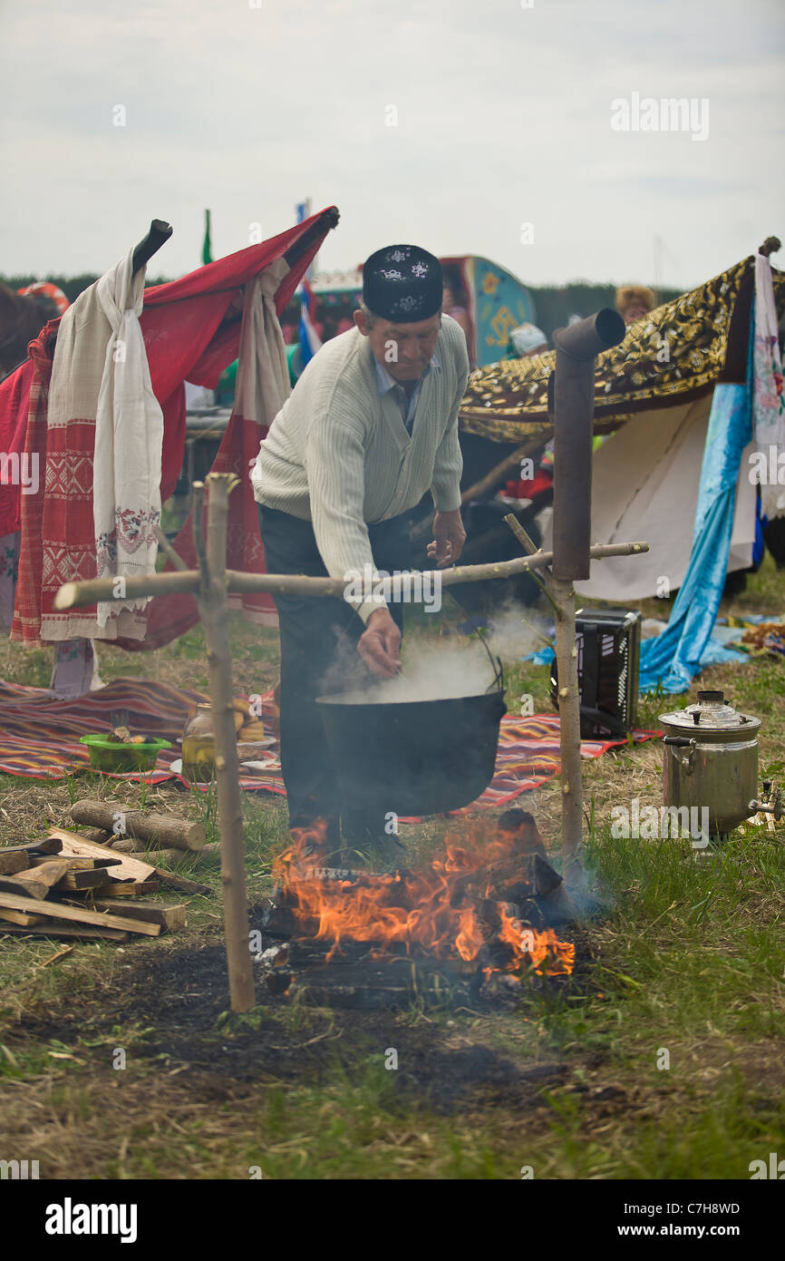 The Tatar folk holiday Sabantuy Stock Photo - Alamy