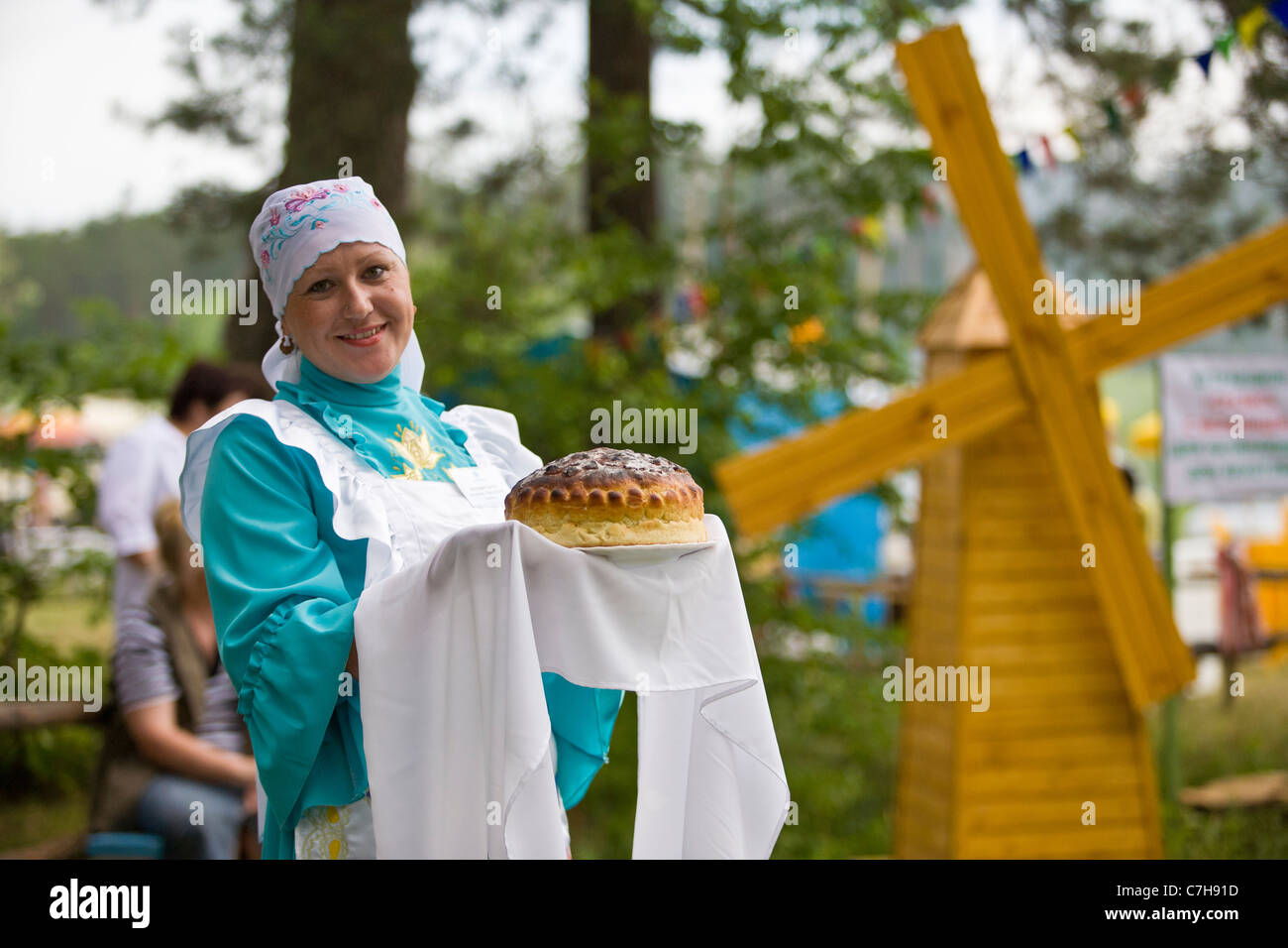 The Tatar folk holiday Sabantuy Stock Photo - Alamy