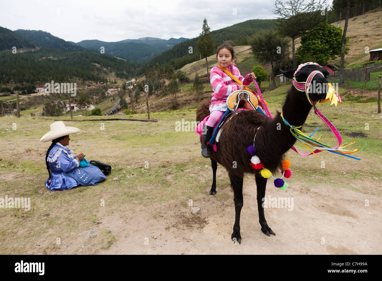 Lama girl hi-res stock photography and images - Alamy