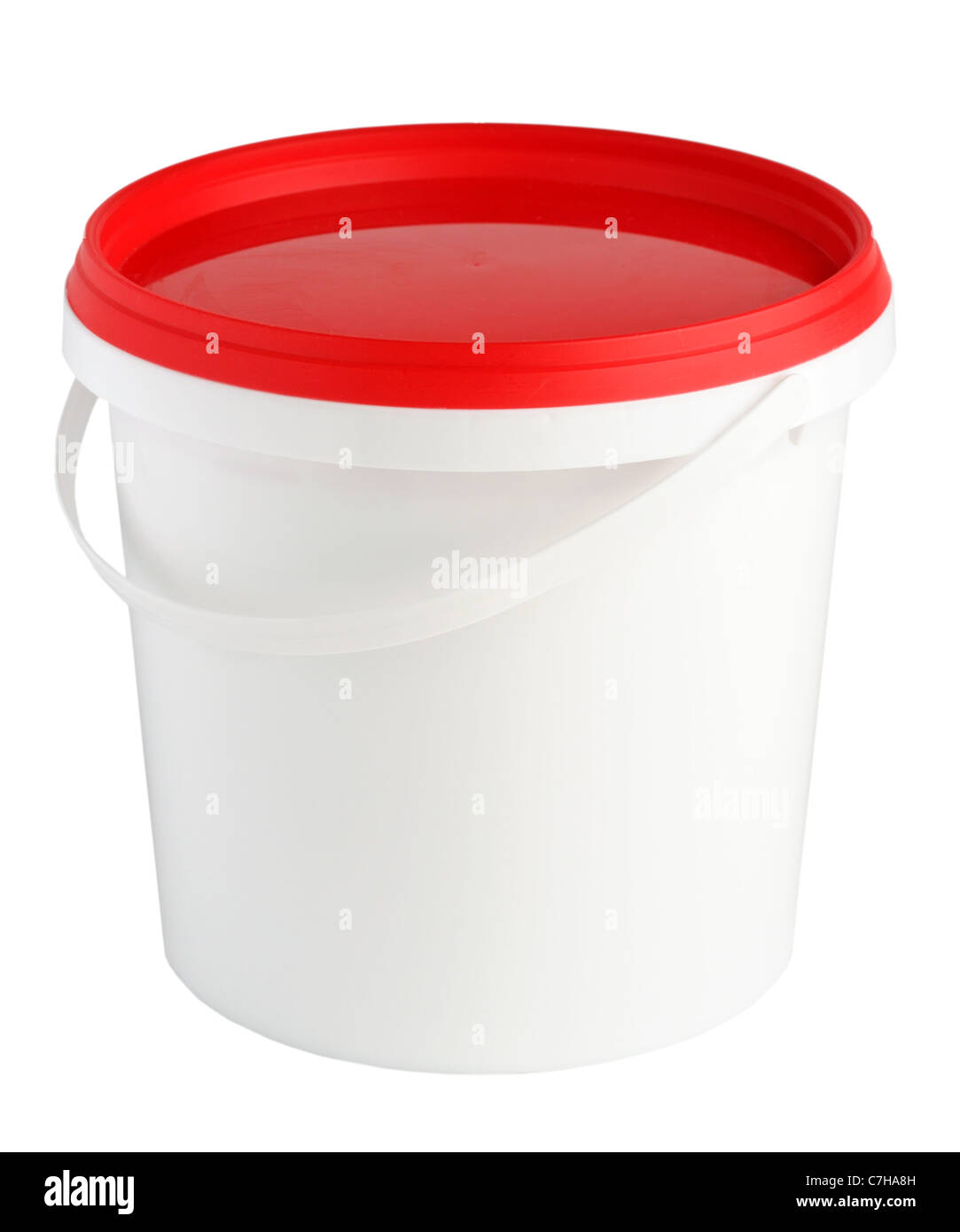 Plastic container isolated on white background Stock Photo - Alamy