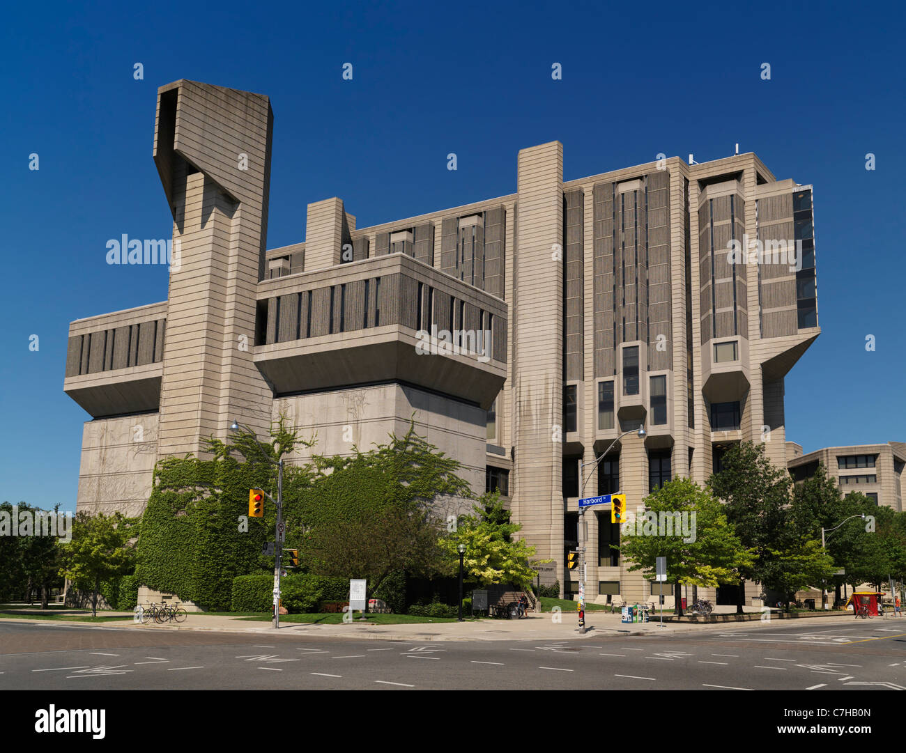 The John P. Robarts Research Library or Robarts Library of the Stock ...