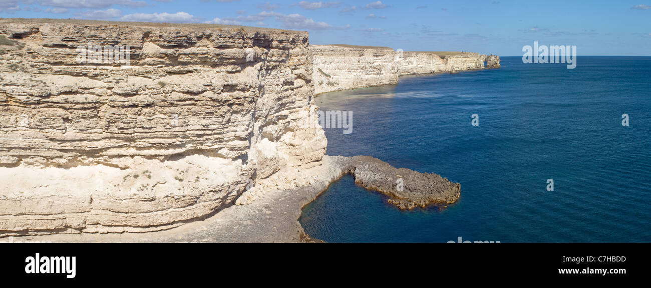 Rocky landscape of seacoast on Black Sea Stock Photo - Alamy