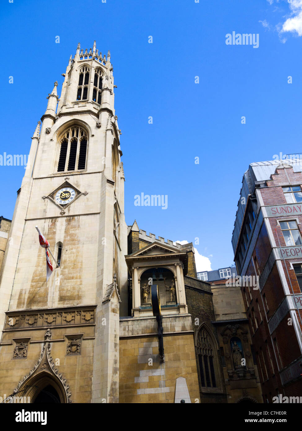 Ludgate Church in London, the Capital City of England Stock Photo - Alamy