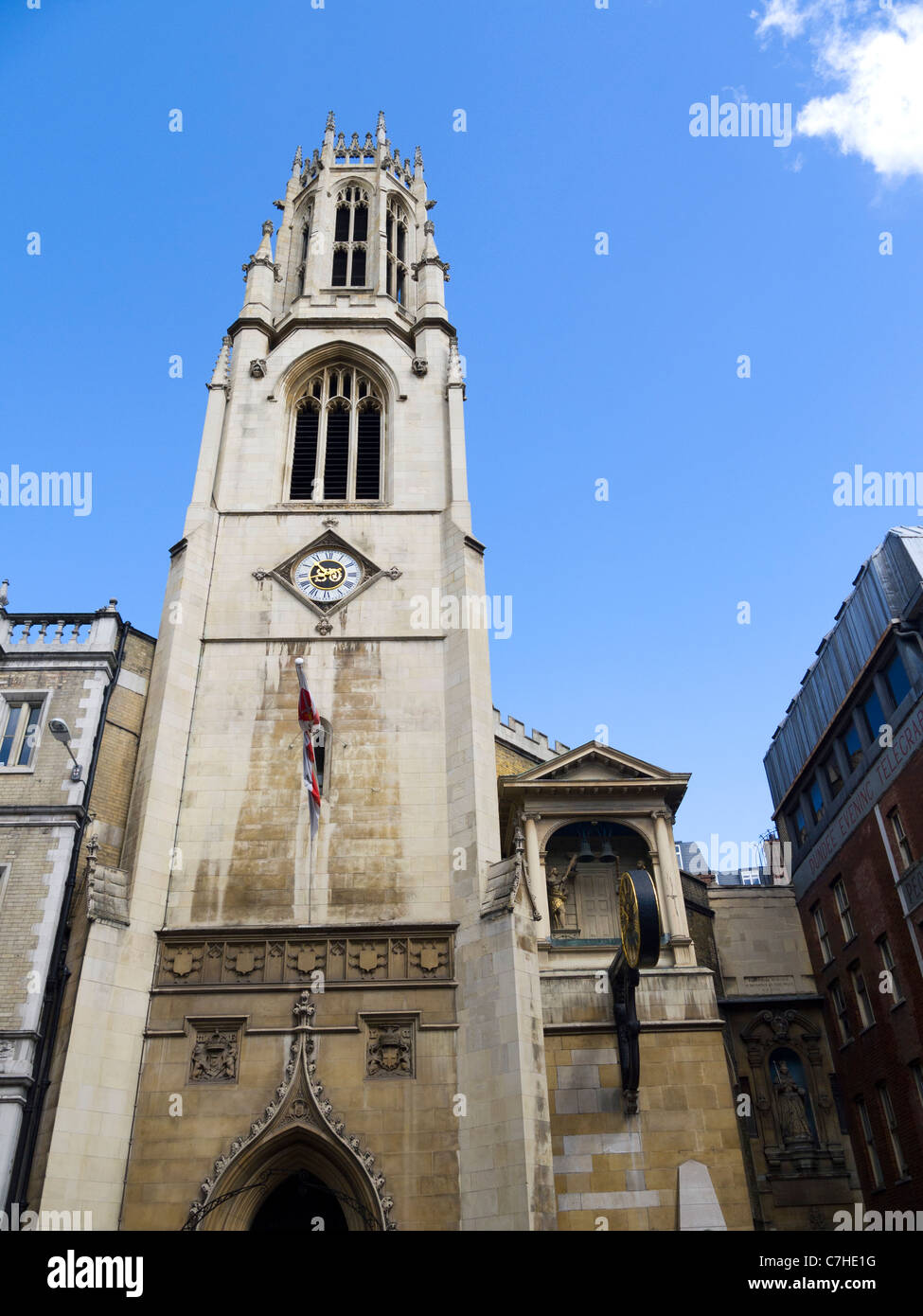 Ludgate Church in London, the Capital City of England Stock Photo - Alamy