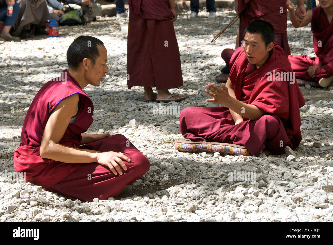 Tibet monks hi-res stock photography and images - Alamy