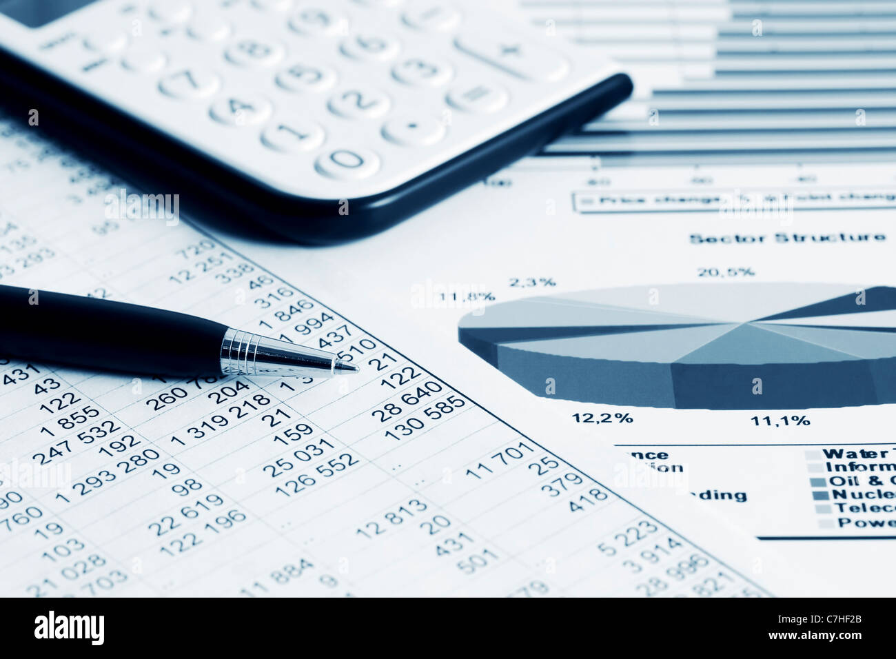 Stock market graphs and charts Stock Photo - Alamy