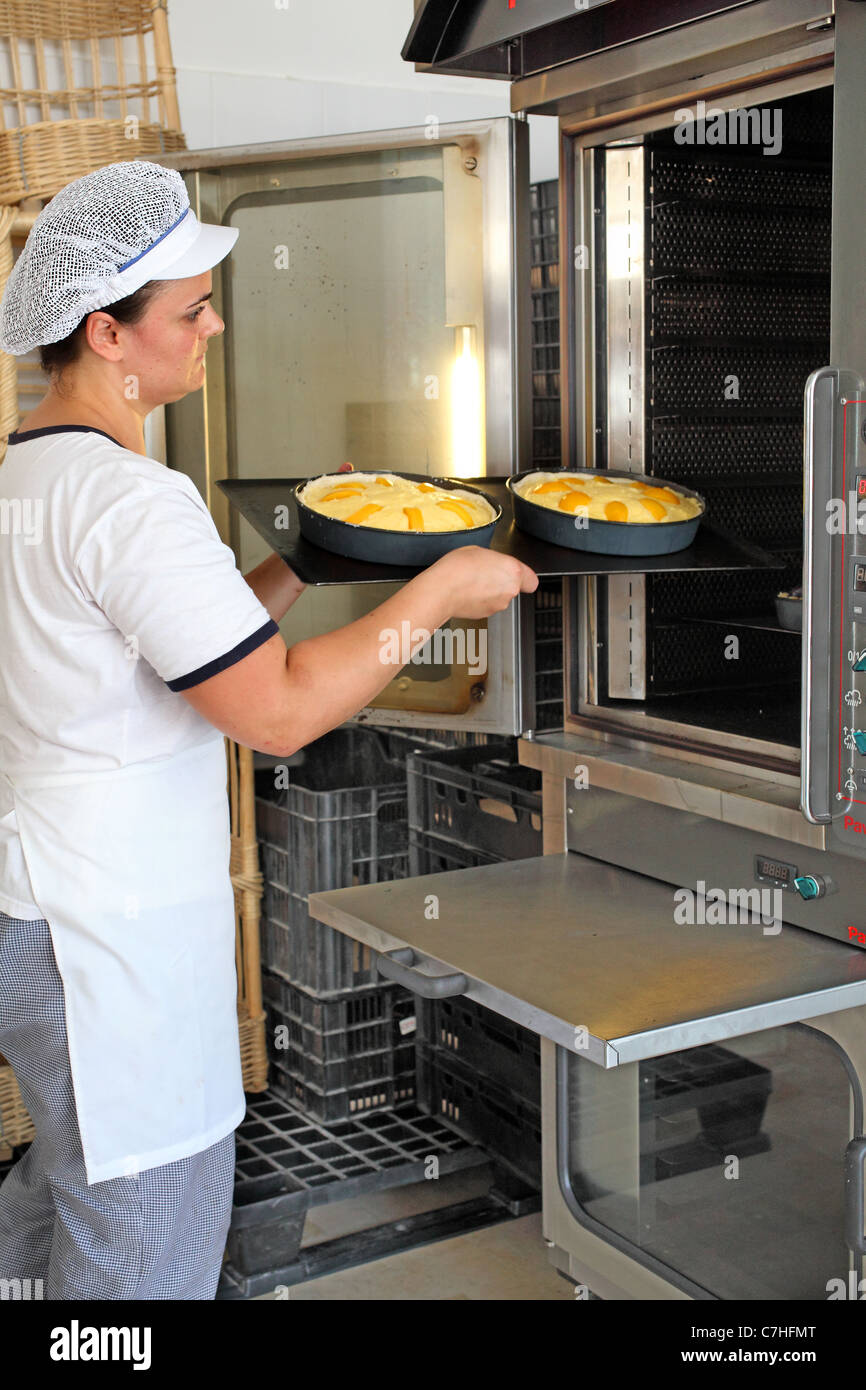 Lady rolling pastry hi-res stock photography and images - Alamy