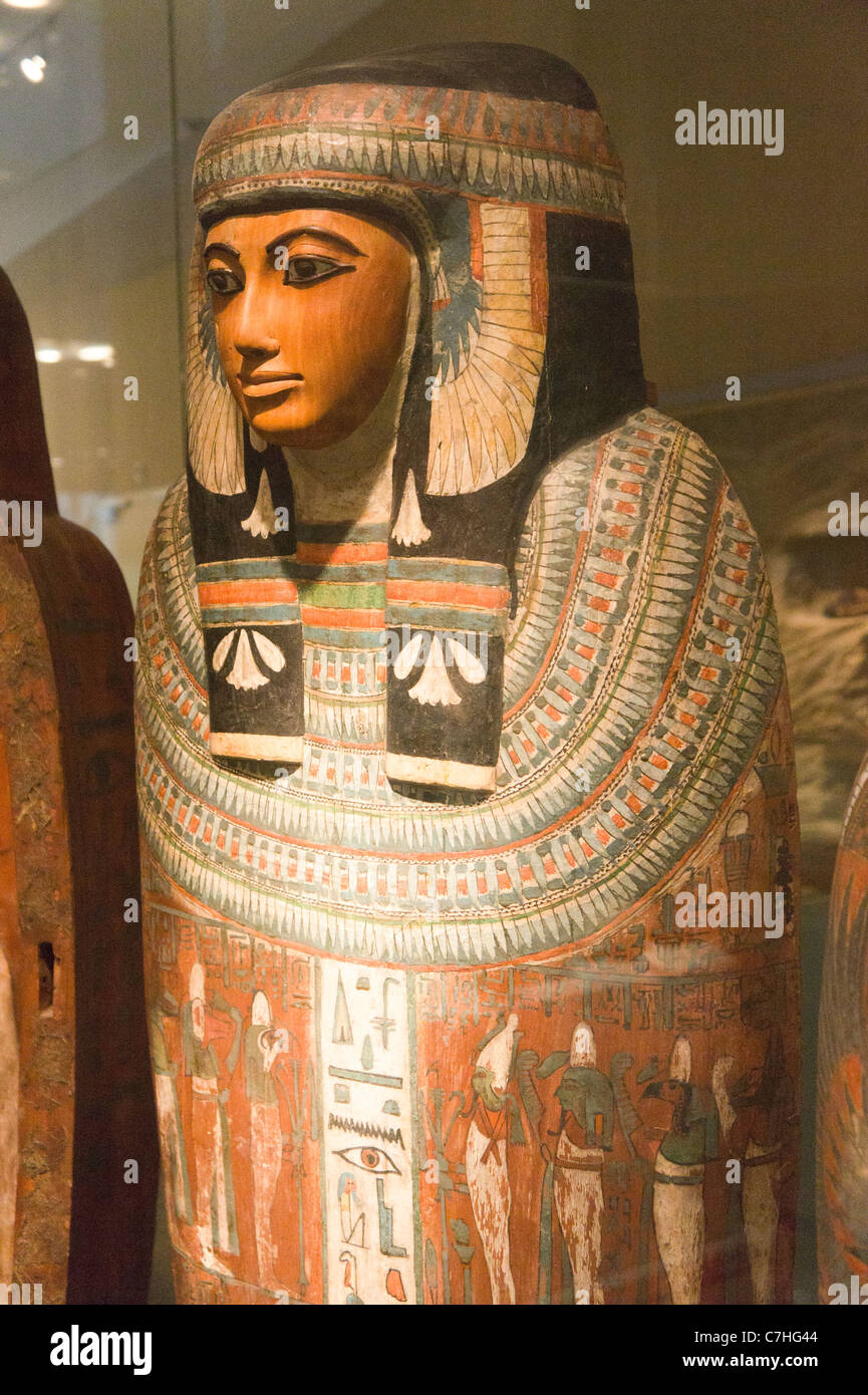 Egyptian mummy in museum of antiquities hi-res stock photography and ...