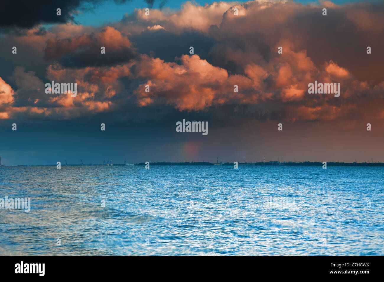 sea sky, storm, tempest, sky clouded over Stock Photo - Alamy