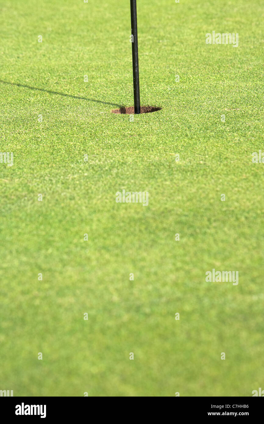 Golf green hole hi-res stock photography and images - Alamy