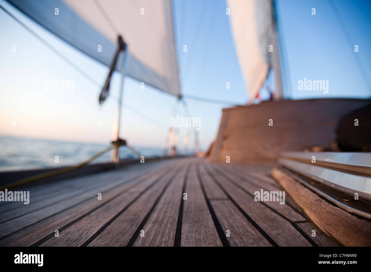 Sailing in Good Wind Stock Photo - Alamy