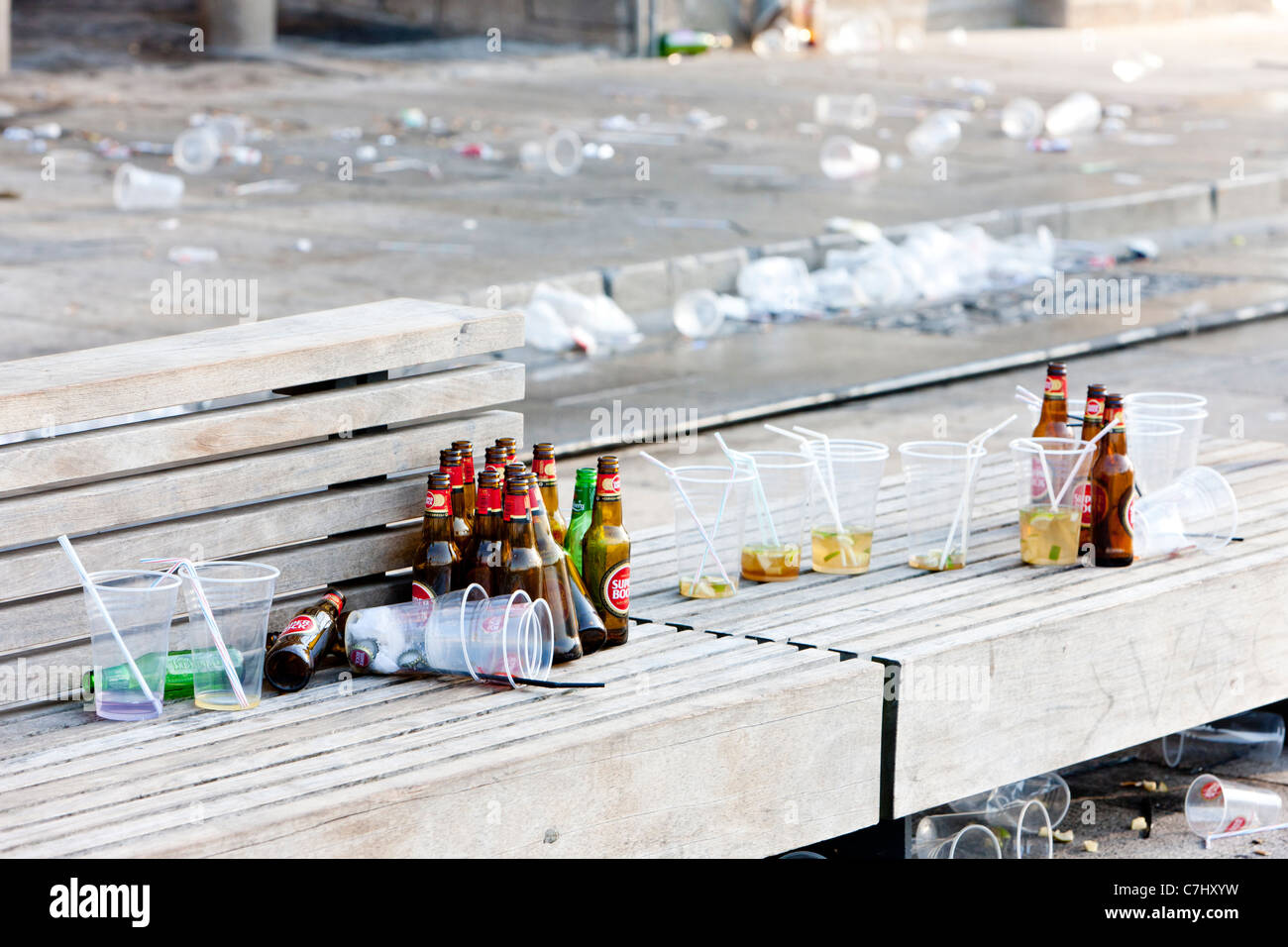 mess in the street Stock Photo - Alamy