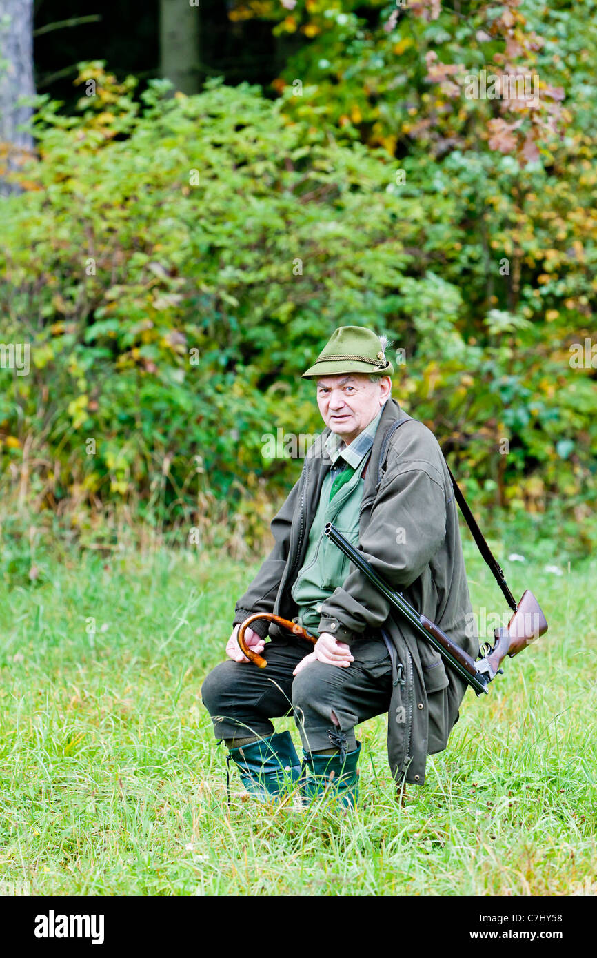 hunter at hunt Stock Photo - Alamy