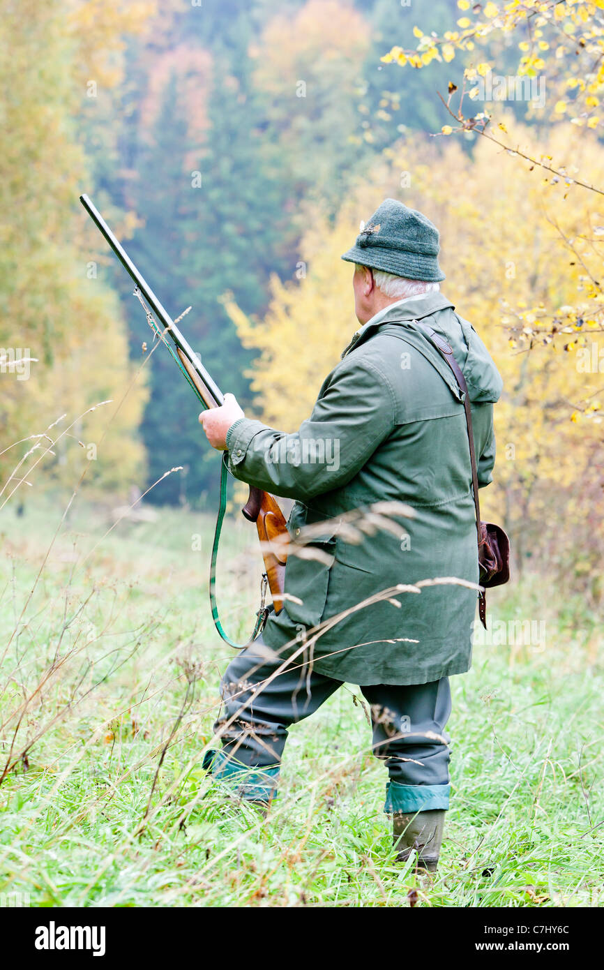 hunter at hunt Stock Photo - Alamy