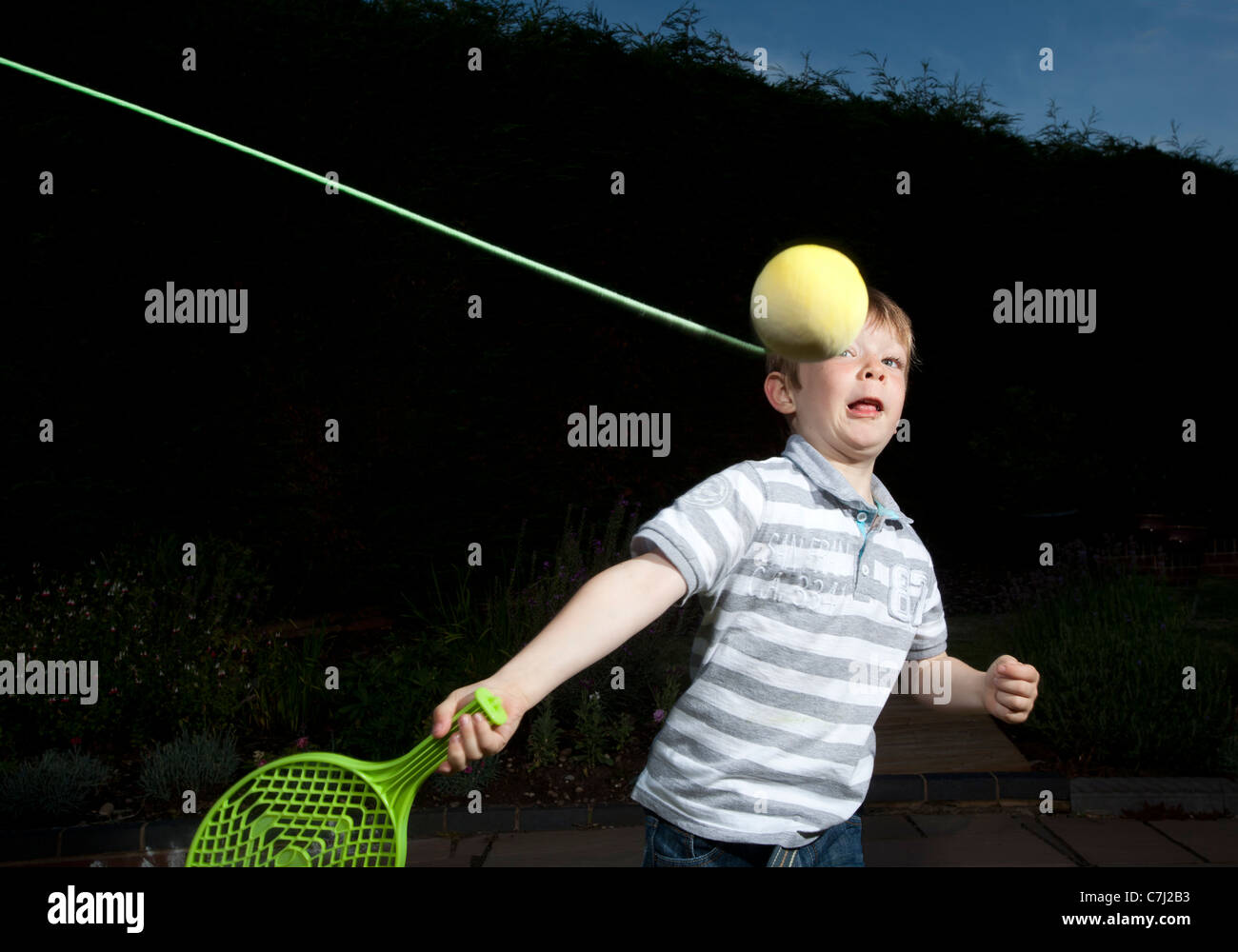 Swing ball garden hi-res stock photography and images - Alamy
