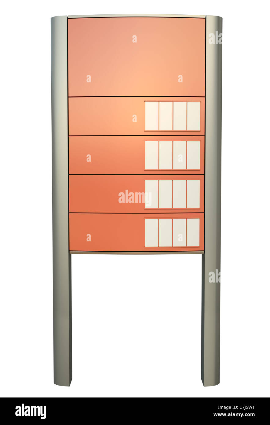 Blank gas price sign hi-res stock photography and images - Alamy