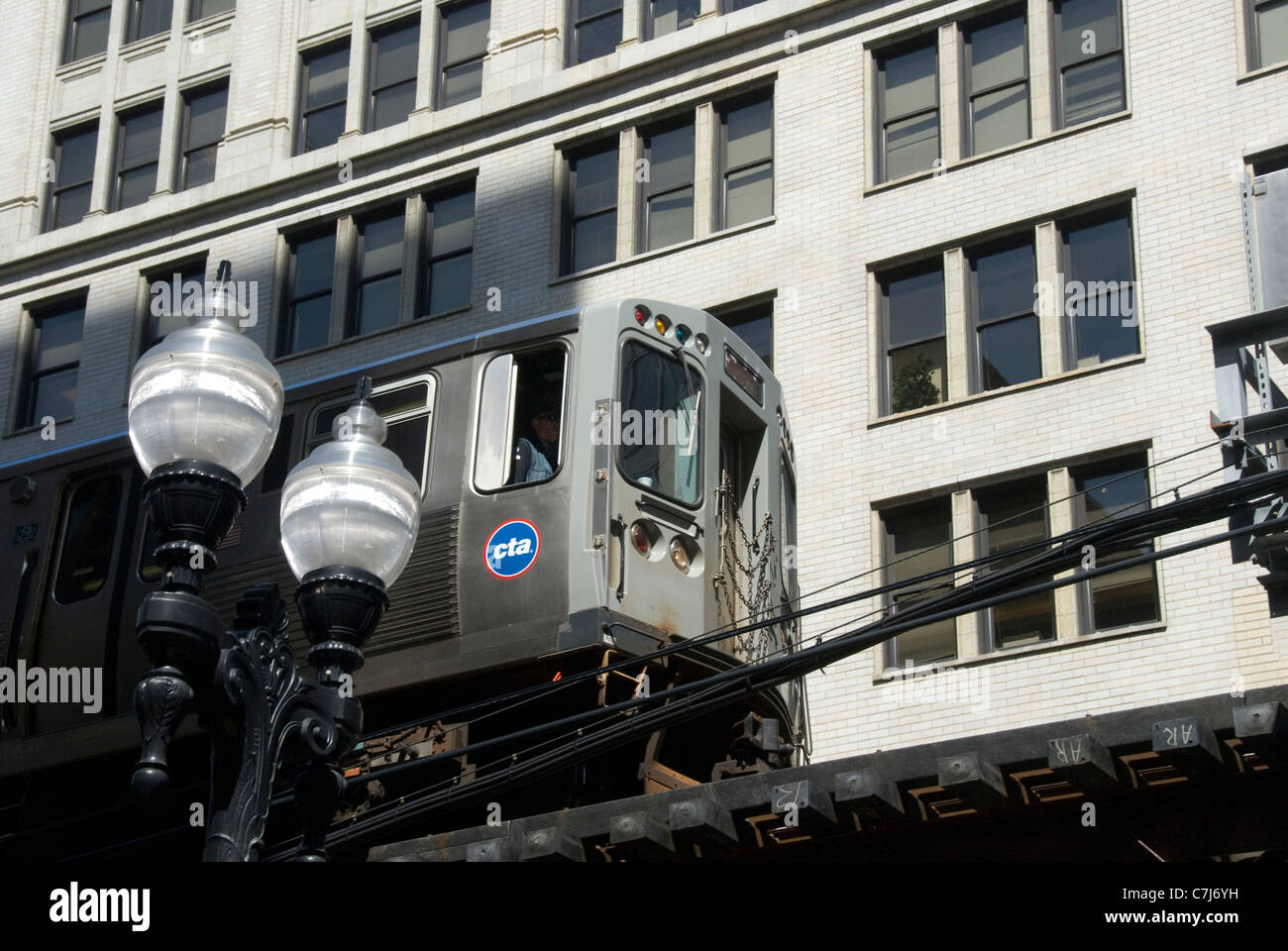 Overhead Railway, Chicago, Illinois, USA Stock Photo - Alamy