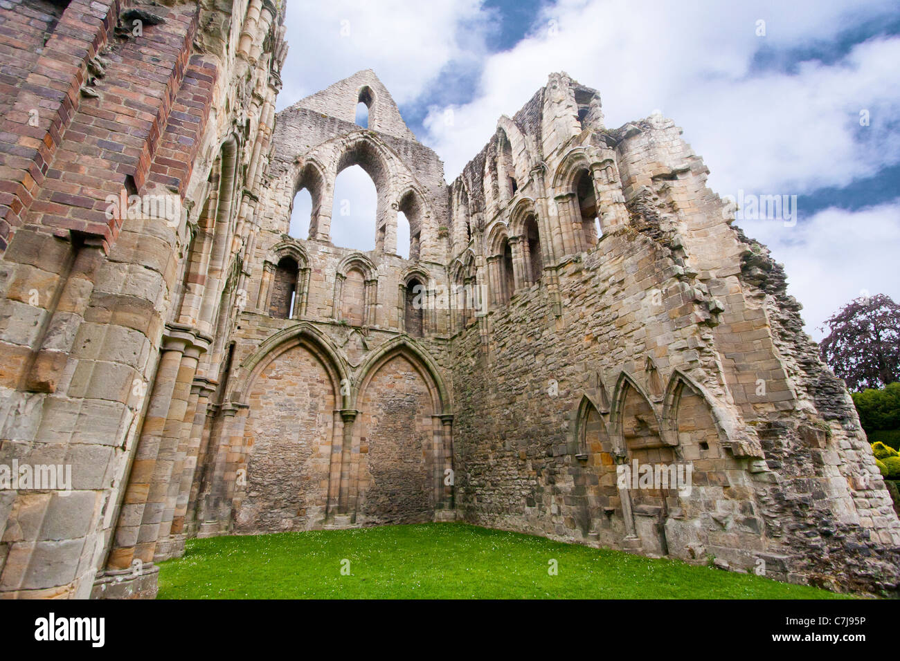 Ruins of 13th Century, Wenlock Priory, in Shropshire, United Kingdom ...