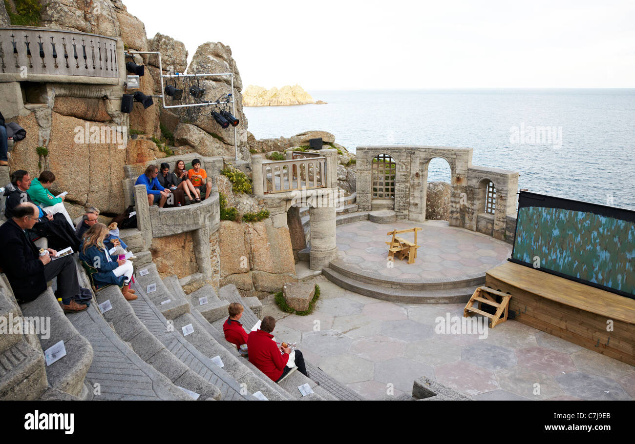 The Minack Theater Penzance Cornawll Uk Stock Photo - Alamy