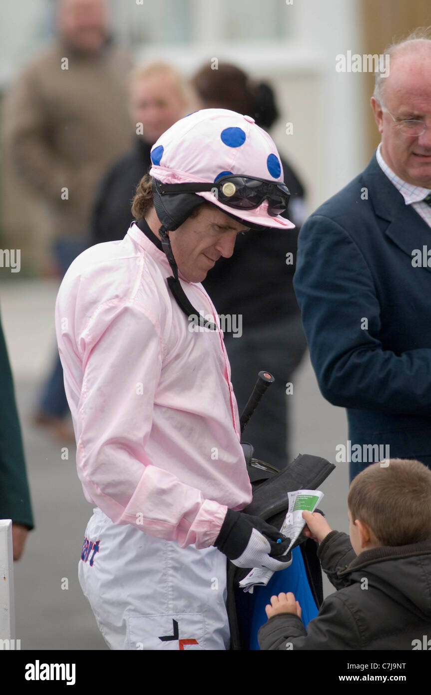 Prince Charles visit to Ffos Las horse racing course north of the town ...