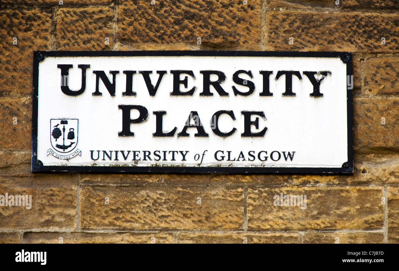 University Place street sign Stock Photo - Alamy