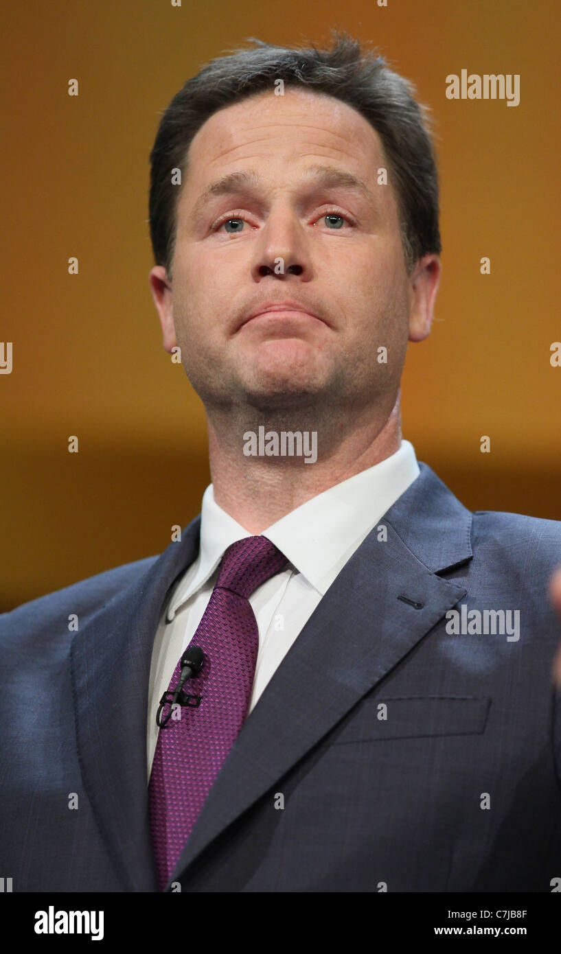 NICK CLEGG MP DEPUTY PRIME MINISTER AND LIBE 17 September 2011 THE ICC ...