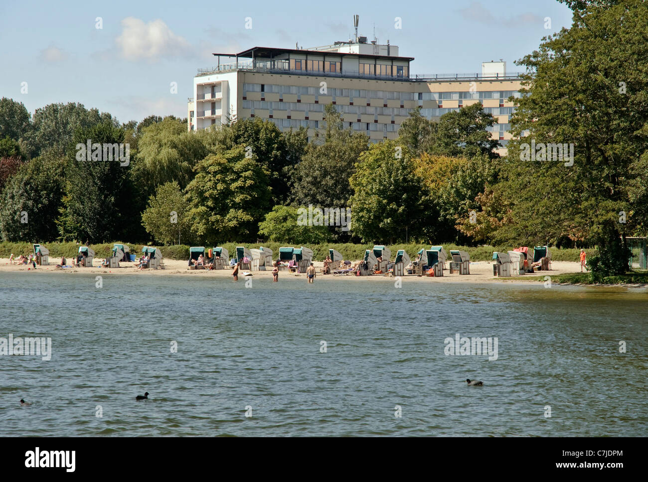 German lake district beach hi-res stock photography and images - Alamy