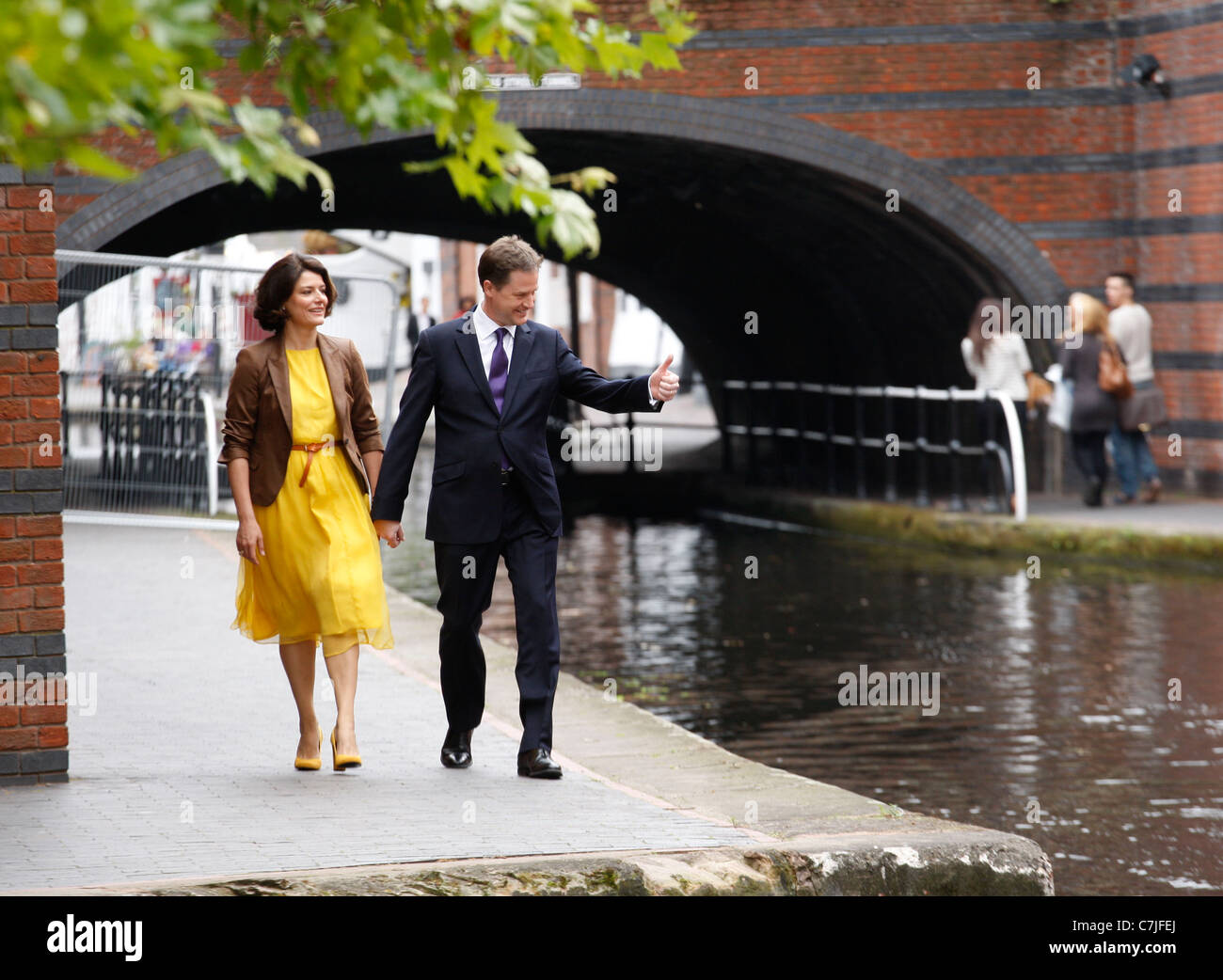 MIRIAM & NICK CLEGG MP WIFE & DEPUTY PRIME MINISTER A 21 September 2011 ...