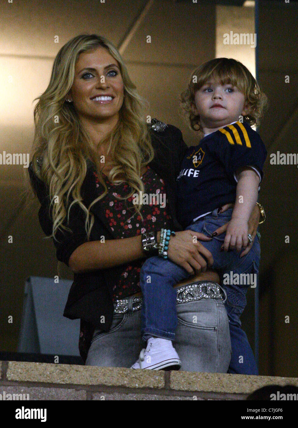 CLAUDINE PALMER & ROBERT RONAN KEANE JR. LA GALAXY V VANCOUVER WHITE ...